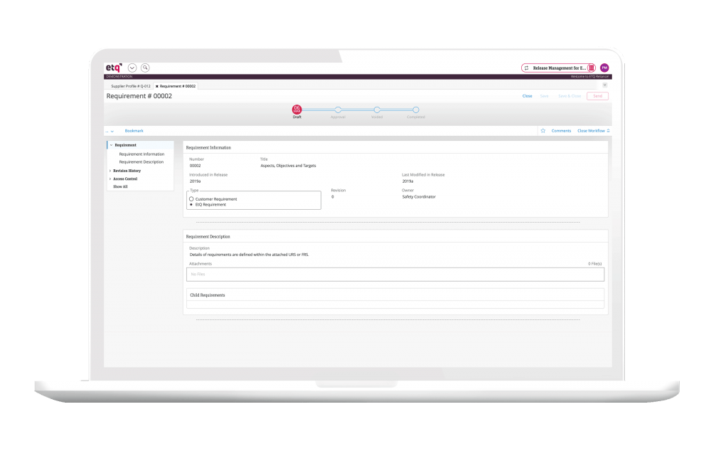 Robust Release Management Software | ETQ Reliance®