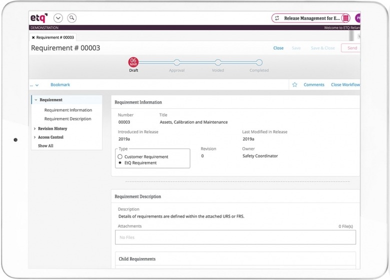 Robust Release Management Software | ETQ Reliance®